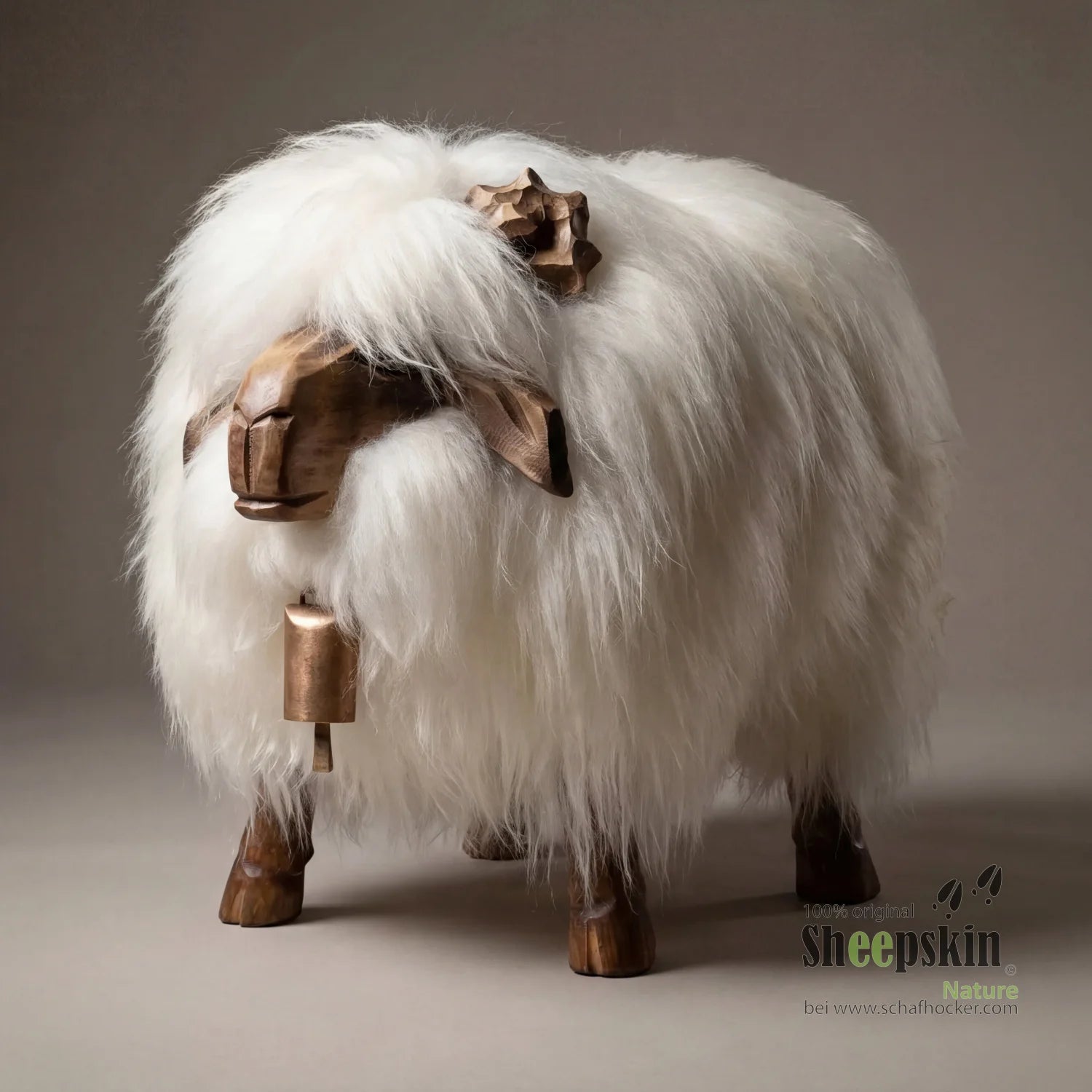 Children's stool "Moritz" the wild Bua | Sheepskin Nature ...